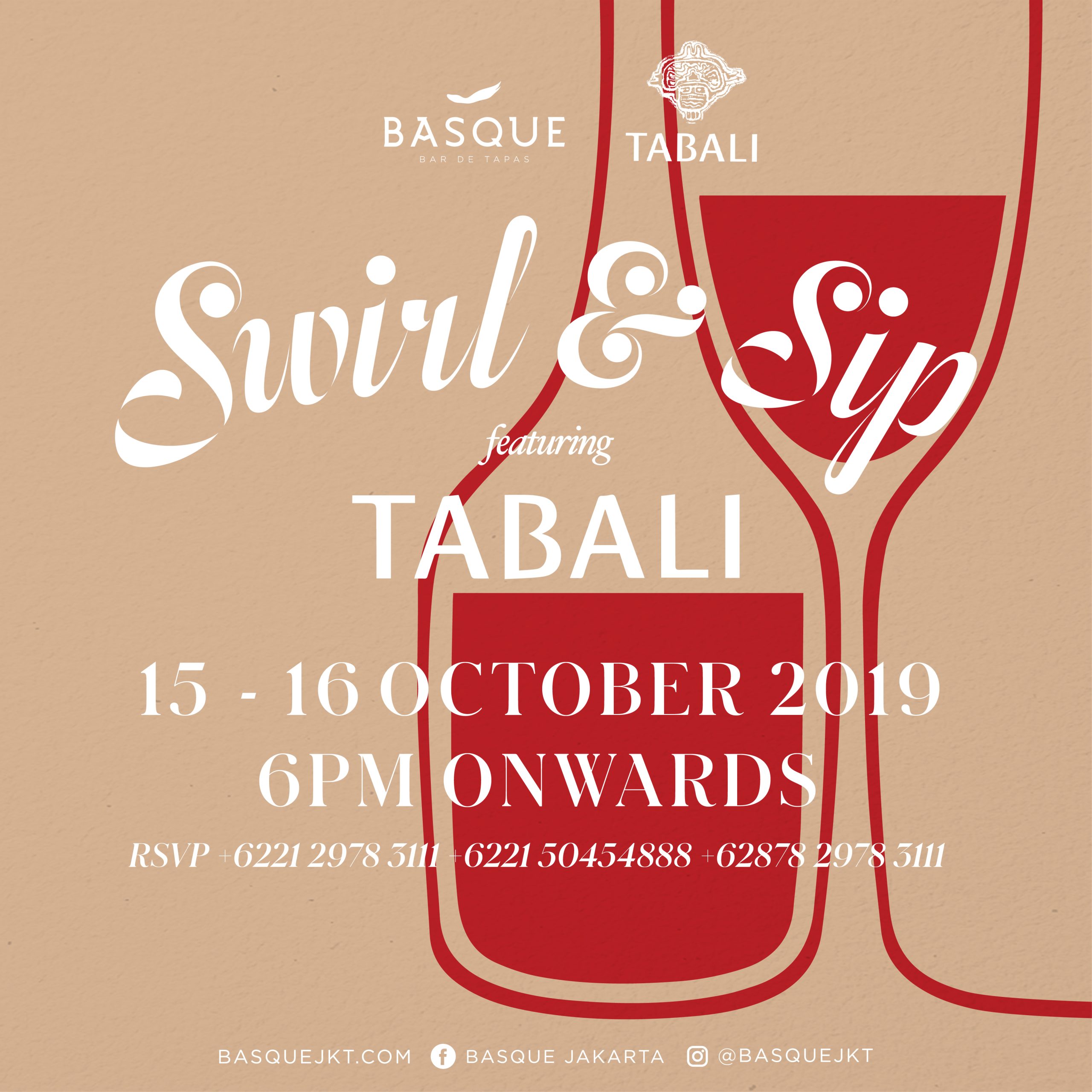 Swirl & Sip featuring Tabali - BASQUE